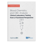 Blood Chemistry Analysis Tracking Forms | Optimal DX