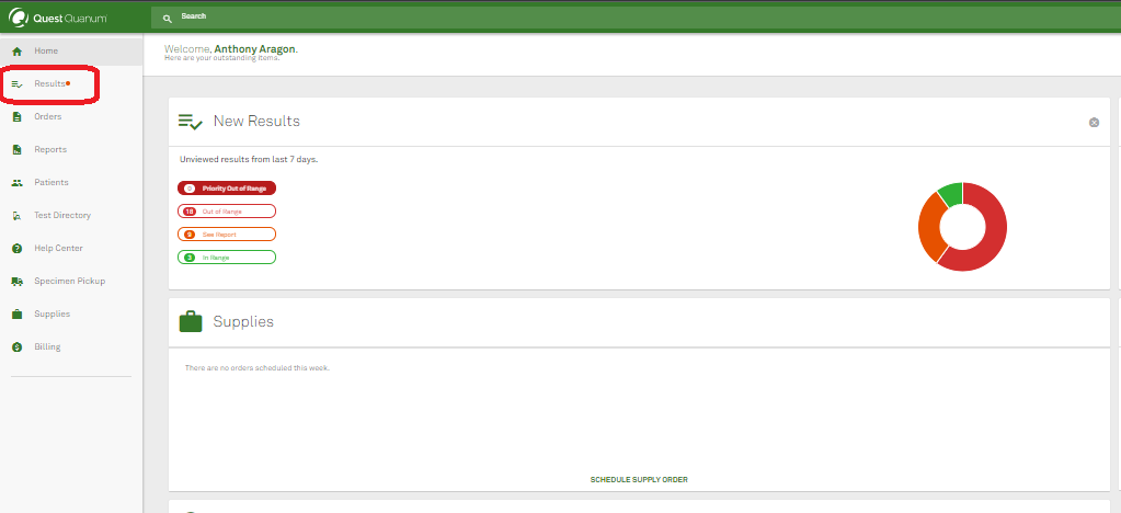 Manually Import Quest Results
