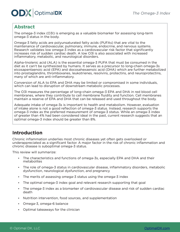 Functional Blood Tests | Optimal DX